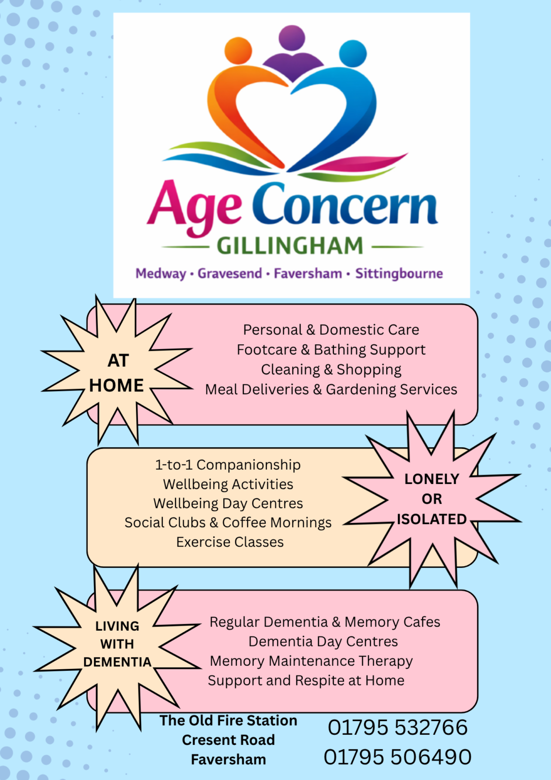 Age UK Kent Rivers - Age Concern Gillingham - Faversham Town Council